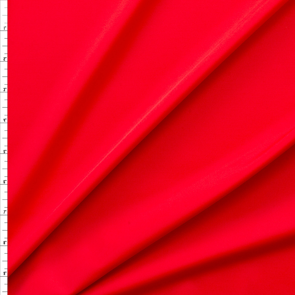 Cali Fabrics Red Matte Nylon/Spandex #27993 Fabric by the Yard