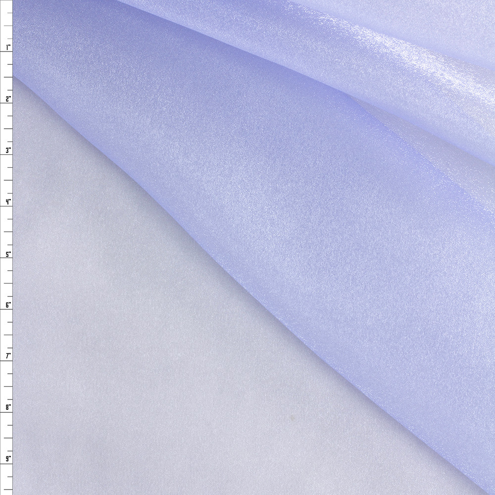 Cali Fabrics Sky Blue Japanese Crystal Organza #28730 Fabric by the Yard