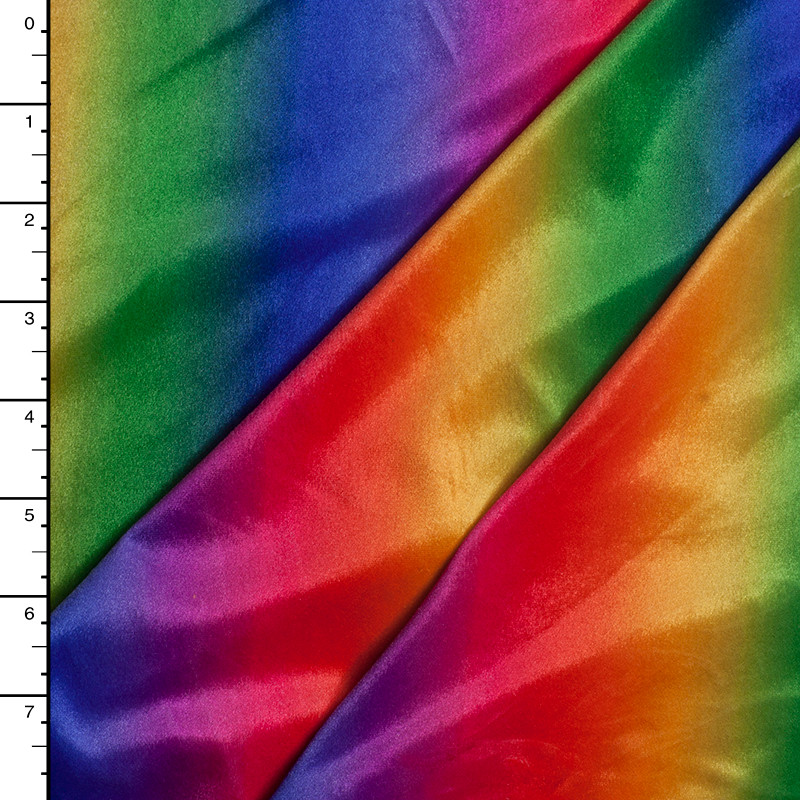 Cali Fabrics | Ombre Rainbow Print Stretch Velvet