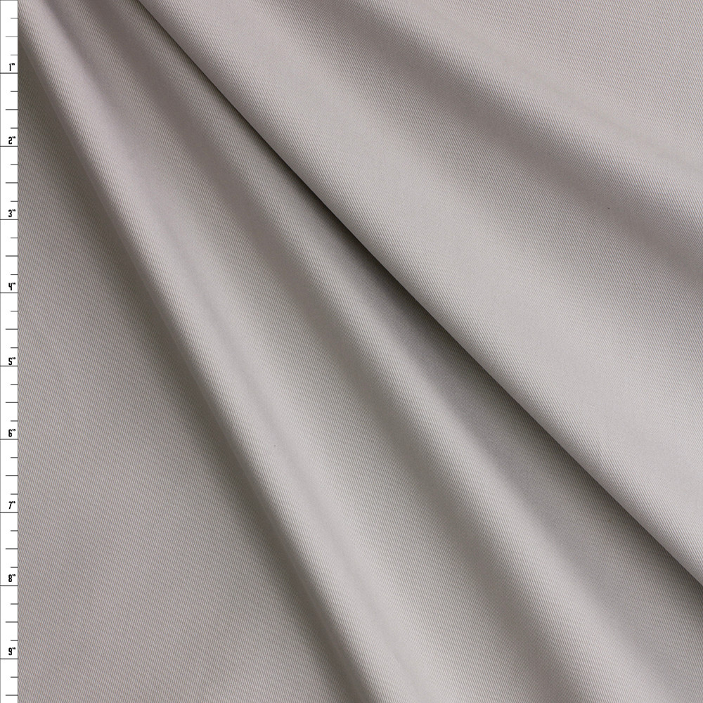 Cali Fabrics Fog NYC Designer Brushed Stretch Twill #29120 Fabric by ...