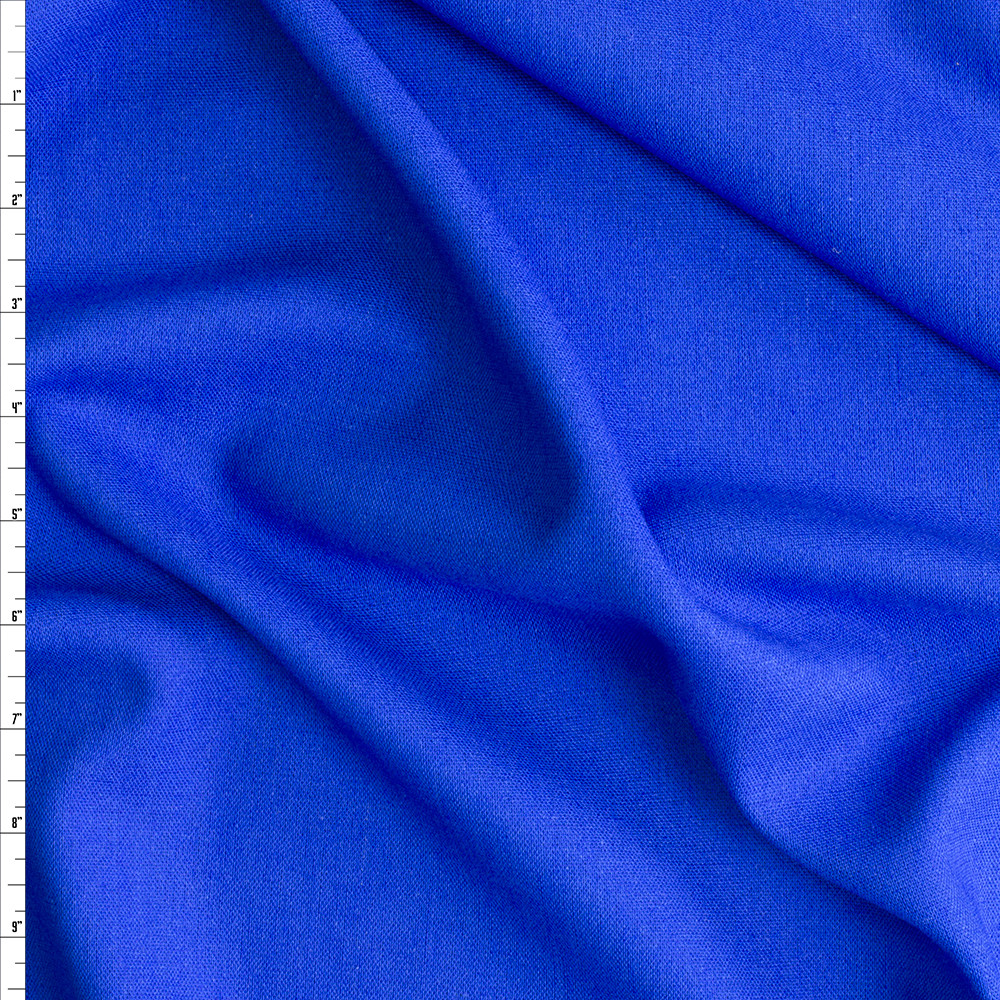 Cali Fabrics Royal Blue Santa Barbara Rayon/Linen #28339 Fabric by the Yard