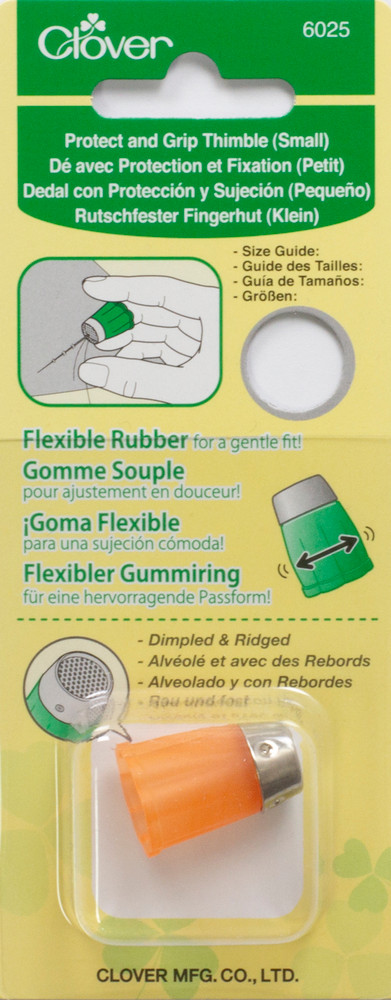 Cali Fabrics Clover Protect and Grip Thimble (Size: Small) Fabric by ...