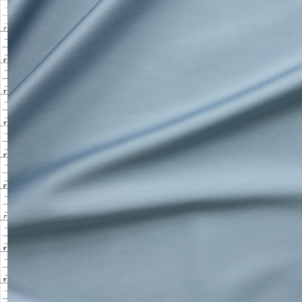 Cali Fabrics Slate Blue Designer Cotton Sateen #29484 Fabric by the Yard