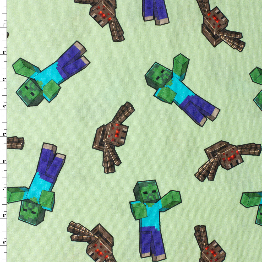 Cali Fabrics Green Mincraft Quilter’s Cotton from Maywood Studio #30453 ...