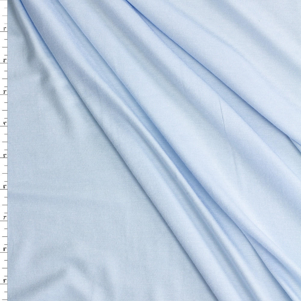 Cali Fabrics Baby Blue Stretch Modal Jersey Knit from ‘Hanky Panky ...
