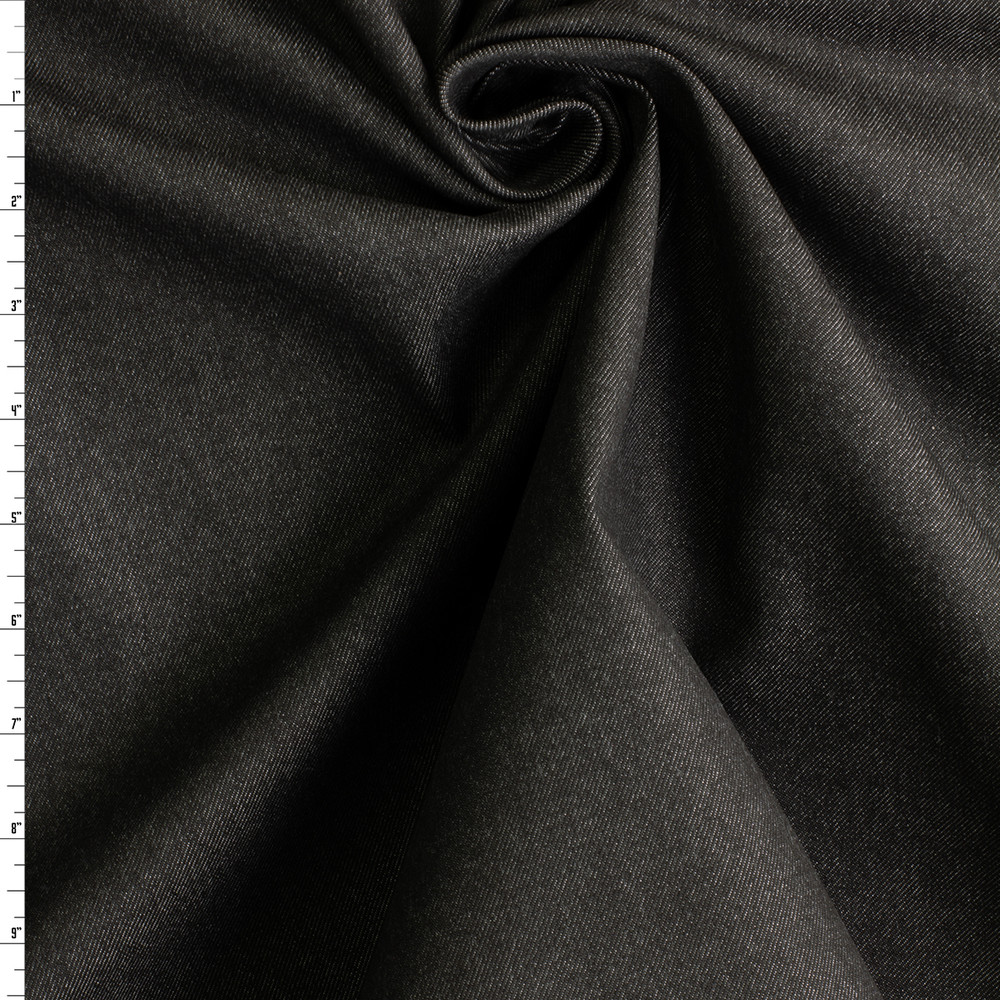 Cali Fabrics Black 9.9oz. Brushed Italian Denim from Jacob Cohën #30788 ...