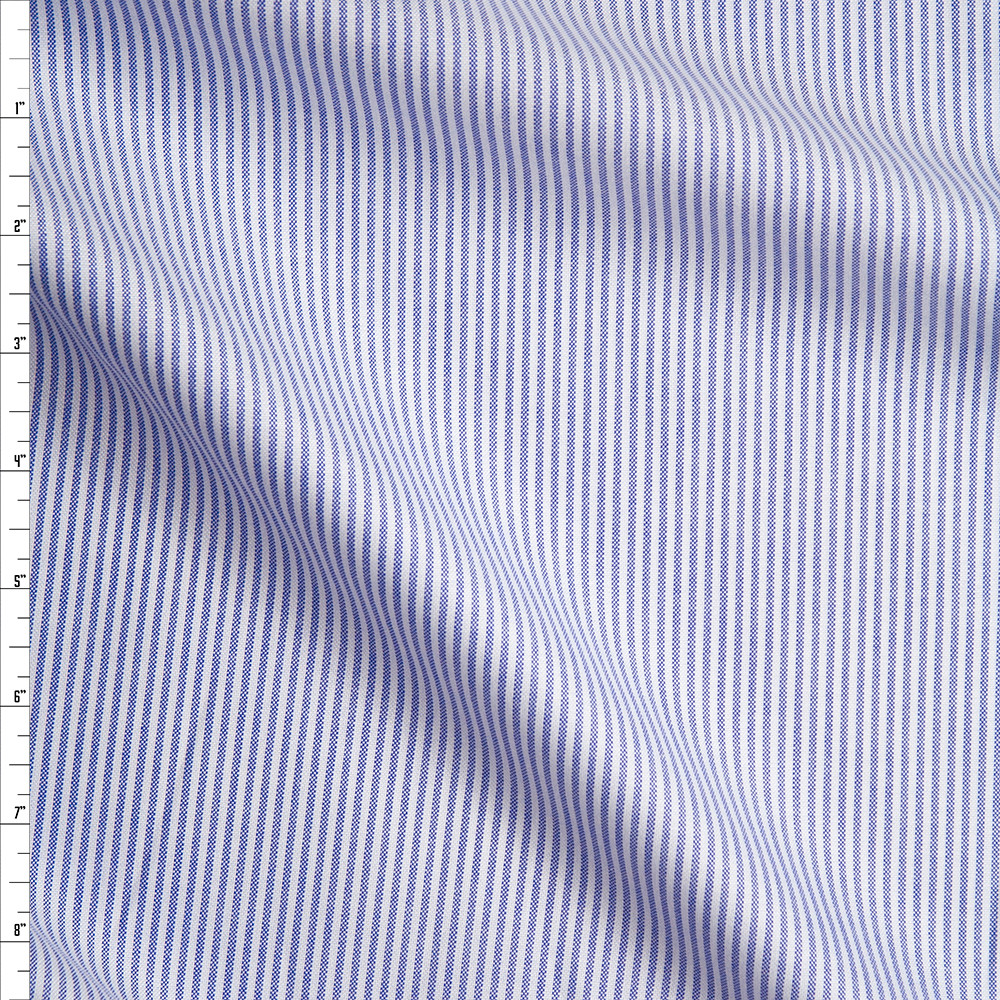 Cali Fabrics Light Blue and White Vertical Stripes Cotton Oxford Cloth ... Cali Fabrics Light Blue and White Vertical Stripes Cotton Oxford Cloth ...