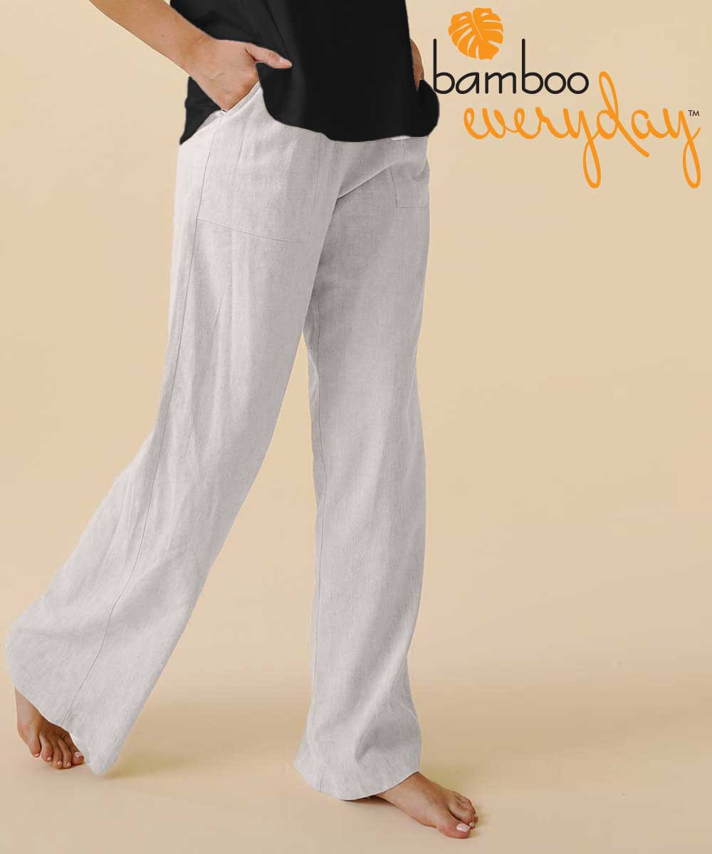 NEW Bamboo Everyday Bamboo Cotton Linen Pants | by Bamboutique