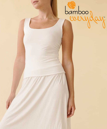 Bamboo Everyday Double Layer Tank | by Bamboutique