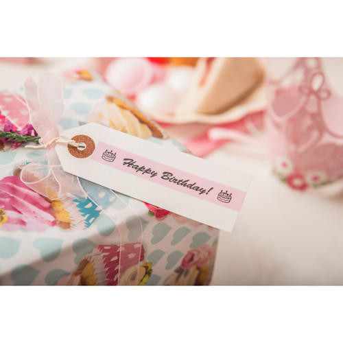 Brother Ptouch Ribbon 12Mm X 4M Black On Pastel Pink