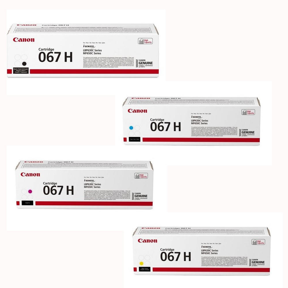 Canon 067H High Capacity 4 Colour Toner Cartridge Multipack