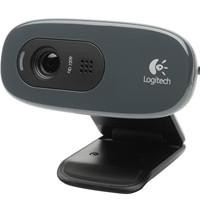 Logitech C270 HD Webcam, HD 720p/30fps, Widescreen HD