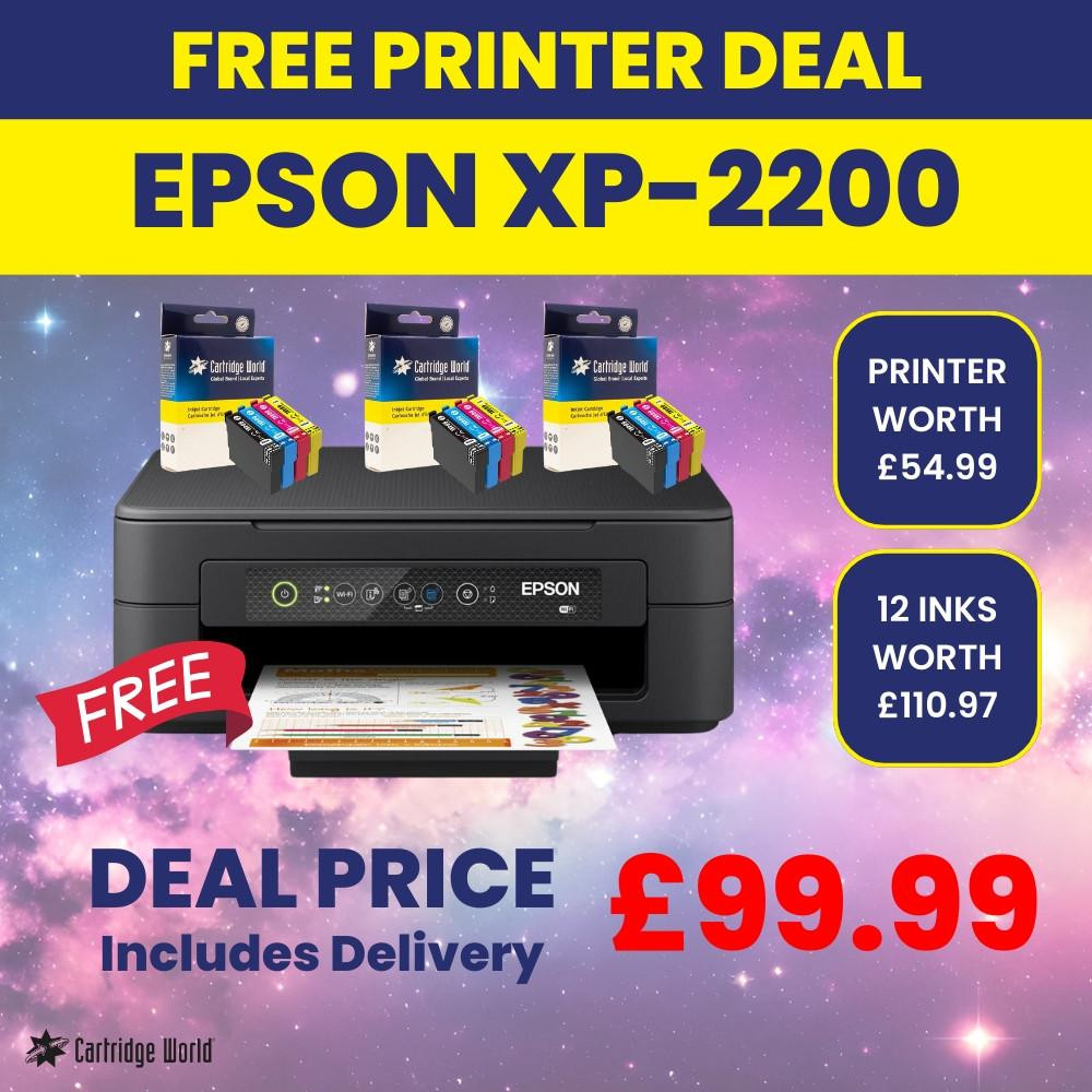 Epson Expression Home XP-2200 Printer & 3 Sets Compatible Epson 604XL 4 ...
