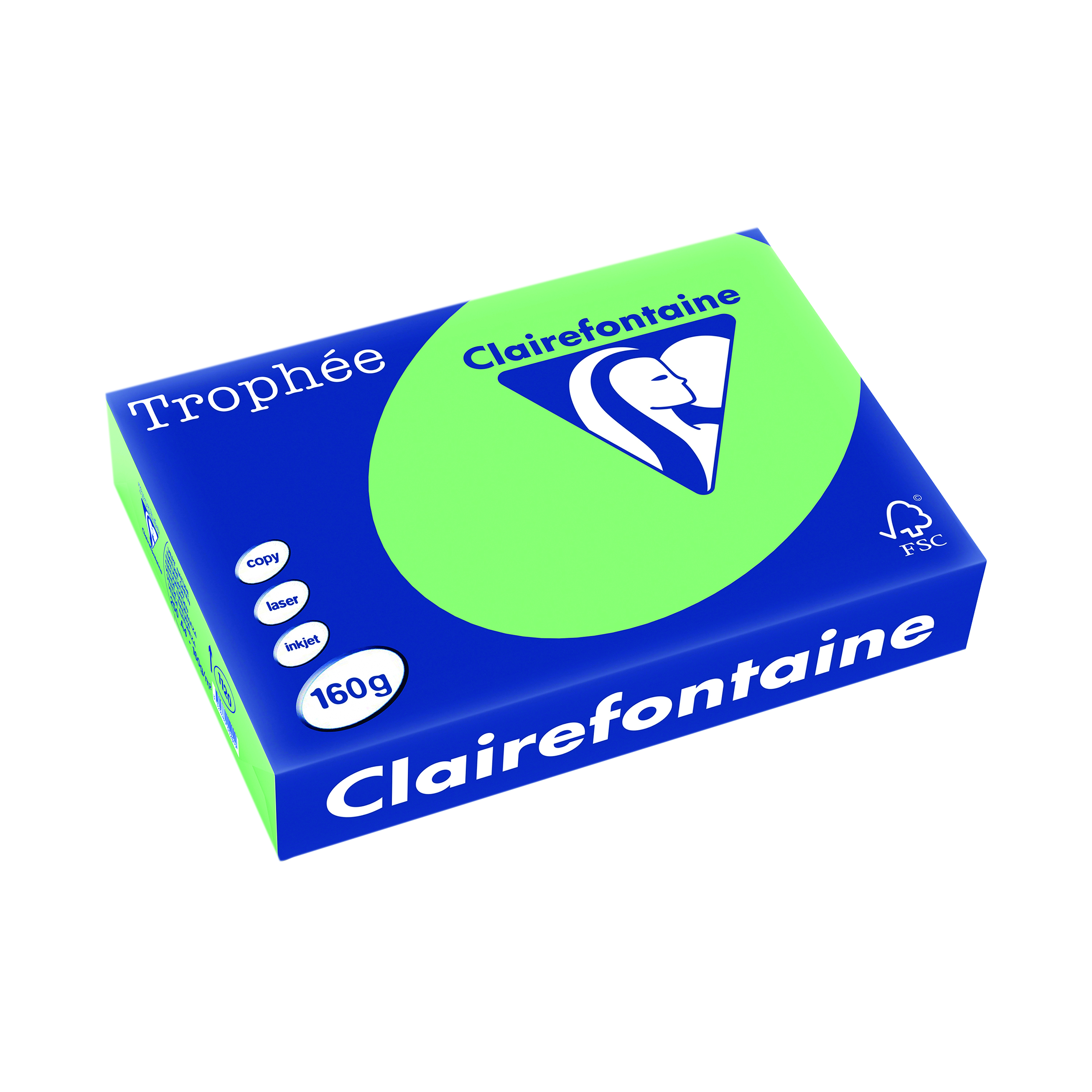 Trophee Card A4 Natural Green PK250 | Cartridge World