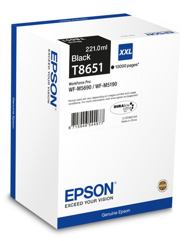 Epson Ink Cartridge Black 10K (C13T865140)
