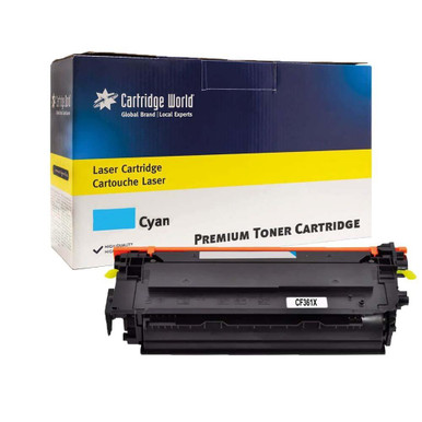 Compatible HP 508X High Yield Cyan LaserJet Toner Cartridge (CF361X)