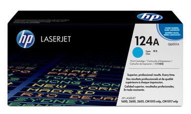HP 124A Original Cyan Toner Cartridge (B Grade)