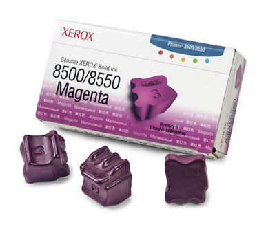 Xerox Genuine Solid Ink 8500/8550 Magenta (3 sticks) (B Grade)