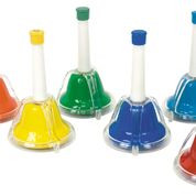 Hand Bells set of 8 with easy to use buttons - Think Education Supplies