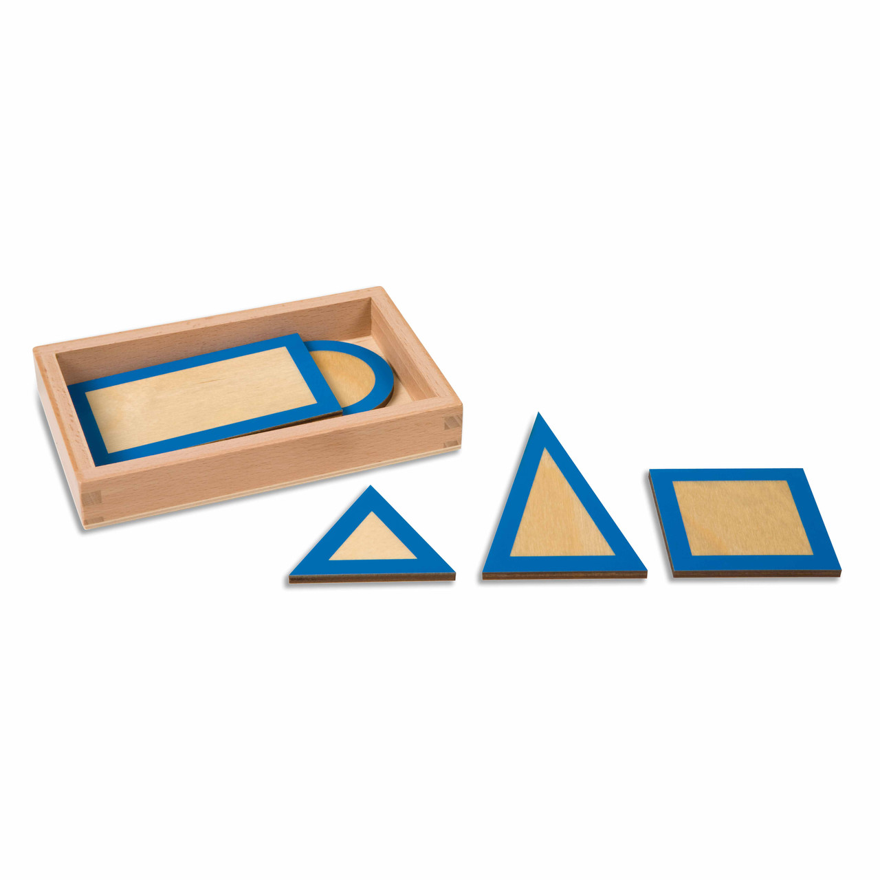Geometric Plane Figures With Box - Think Education Supplies