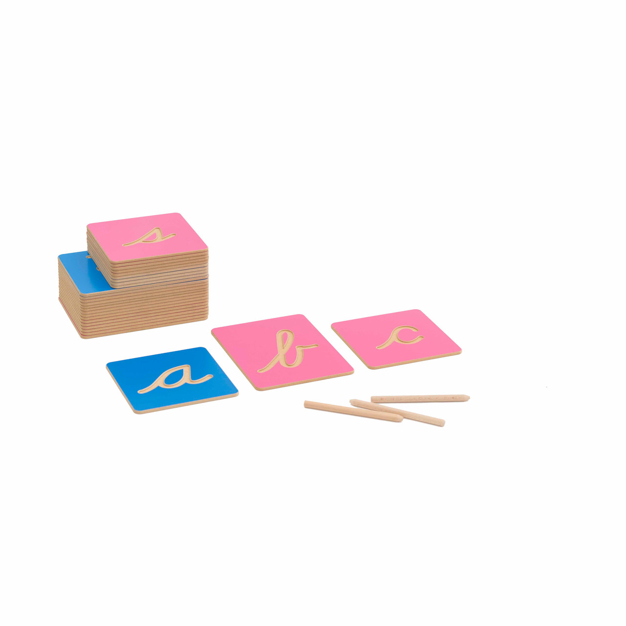 Hollow Letter Shapes: US Cursive - Think Education Supplies