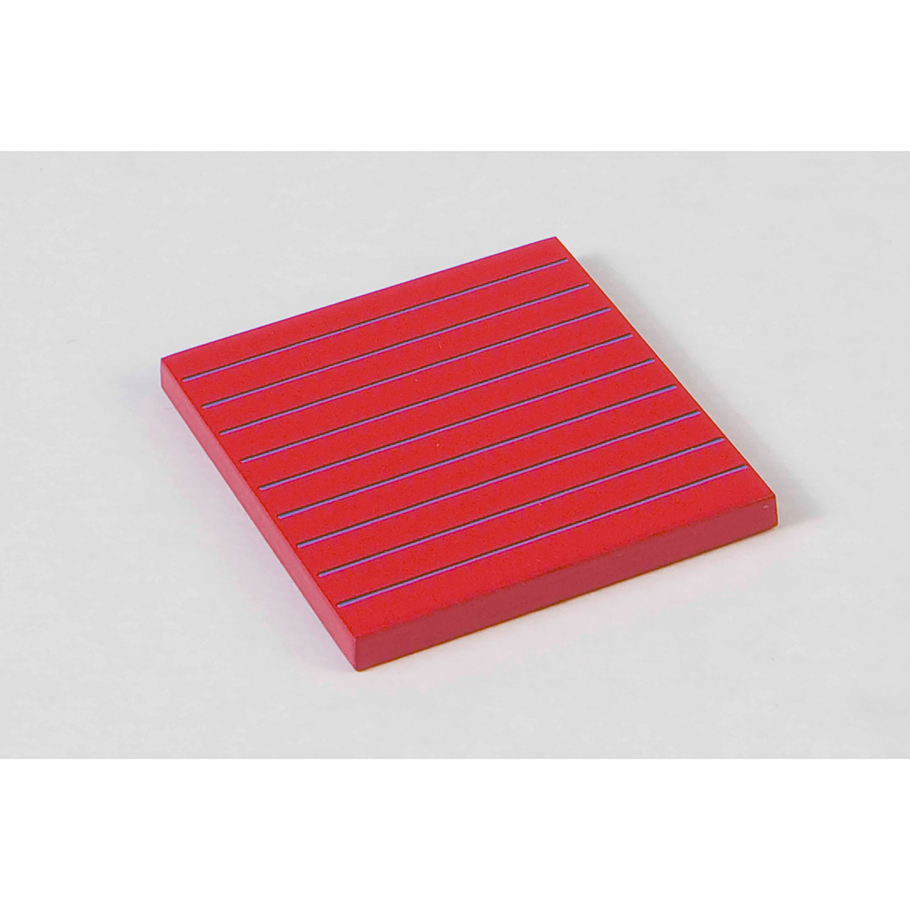 Hierarchy Of Number: Red Tablet 50 X 50 X 5 Mm - Think Education Supplies