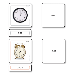 Telling Time Cards (Beginner) - Think Education Supplies
