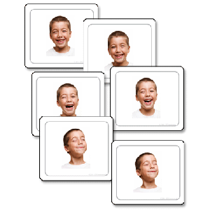 Facial Expression - Visual Discrimination Cards - Think Education Supplies