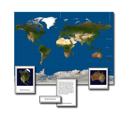 Giant map with nomenclature - Think Education Supplies