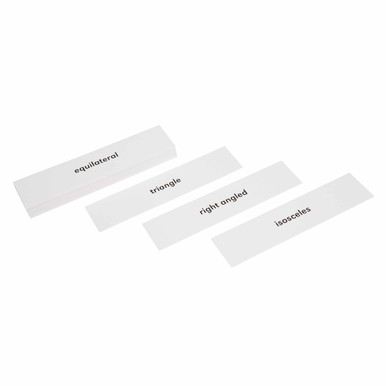 Geometric Cabinet Advanced Triangle Labels - Think Education Supplies