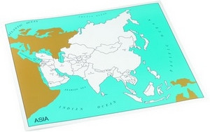 Control chart of Asia, capitals - Think Education Supplies