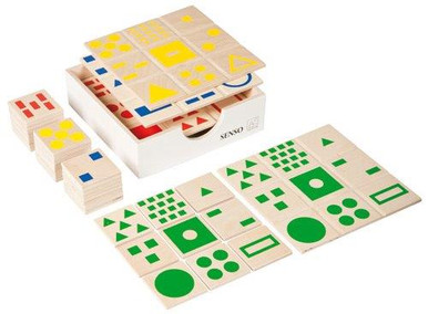 Senso-Sensorial Game-(4 boards and 36 pieces) - Think Education Supplies