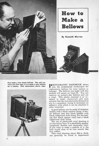How to Make a Camera Bellows — Surplus Camera Gear