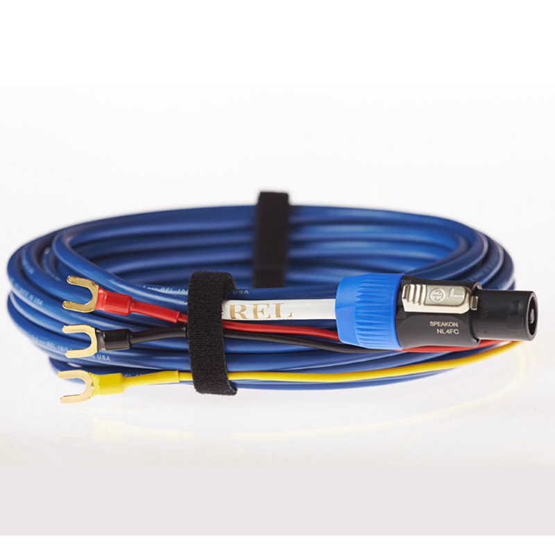 REL Bassline Blue subwoofer cable - Krispy Audio