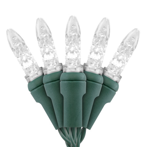 Premium Grade M5 Mini LED Light - Green Wire - 70 Bulbs | Holiday LEDS
