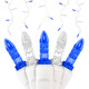 Premium Grade M5 LED Icicle Light - White Wire - 70 Bulbs | Holiday LEDS
