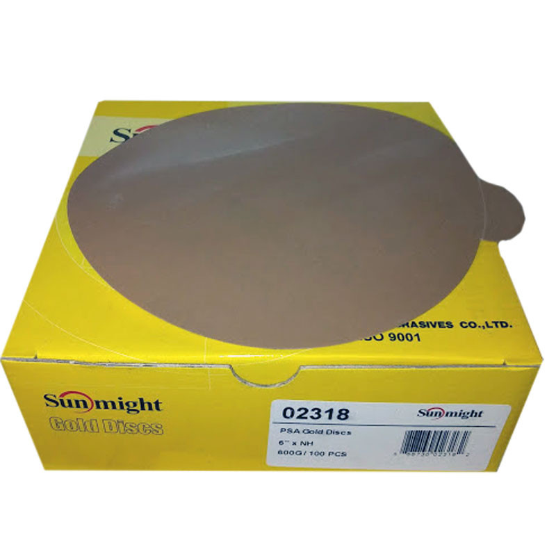 Sunmight Gold 2318 6 inch 600G PSA Disc | R & E Paint Supply