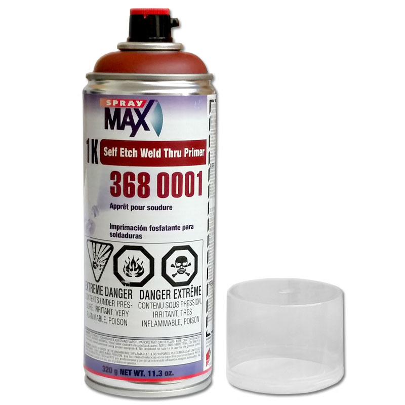 SprayMax 3680001, 1k Self-Etch Weld Thru Primer, Red Brown | R & E ...