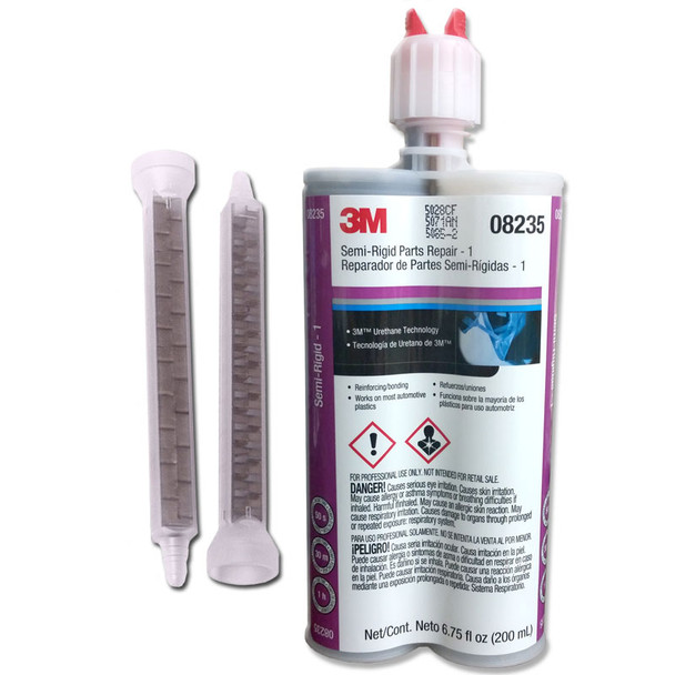 3M 08235, Automix Semi-Rigid Plastic Parts Repair Adhesive | R & E ...