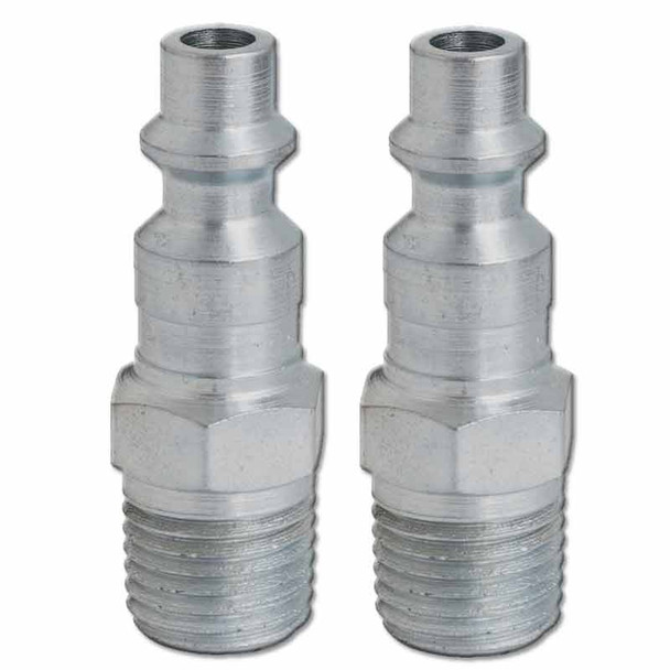 Milton S-727, M-Style Air Plug, 1/4 inch Male, 2 Pk | R & E Paint Supply