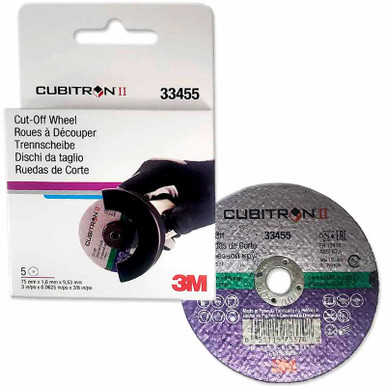 3M 33455, 3in x 0.0625in x 3/8in Cubitron II Cut Off Wheels | R & E ...