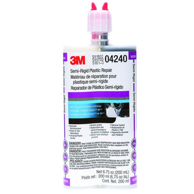3M 04240, Semi-Rigid Plastic Repair Adhesive | R & E Paint Supply