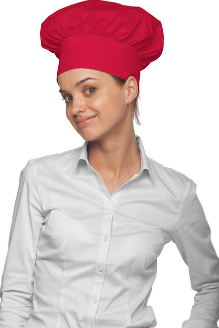 Pink adult size traditional chef hat