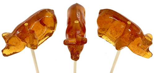 Maple Syrup Farm Animal Shaped Hard Candy Lollipop Suckers. Shapes ...