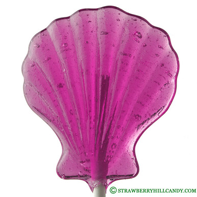 Seashell Lollipops 30 Count Display - Strawberry Hill Candy