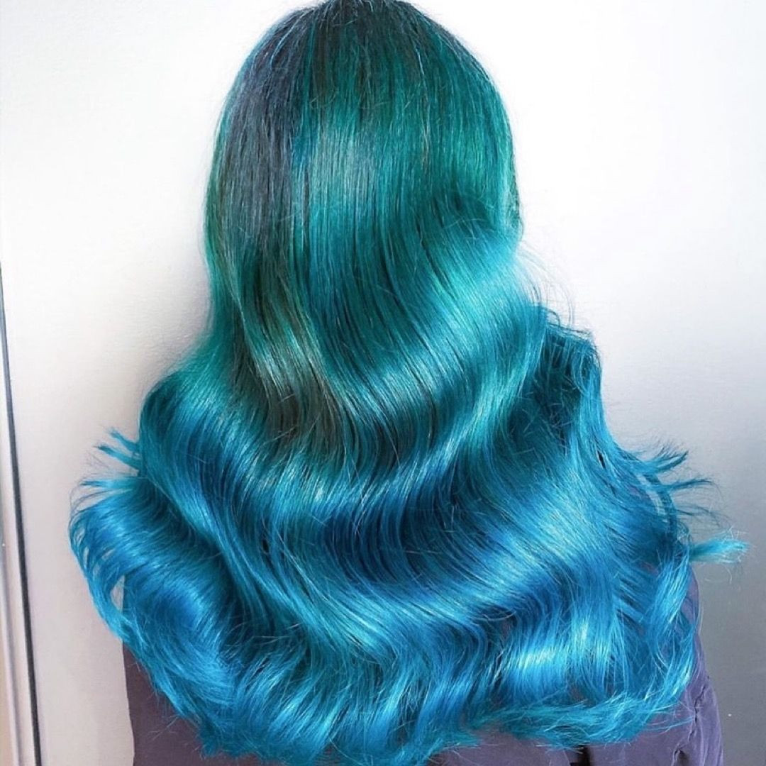 Lagoon Blue Punky Colour Semi Permanent Hair Color - coolcontacts.ca