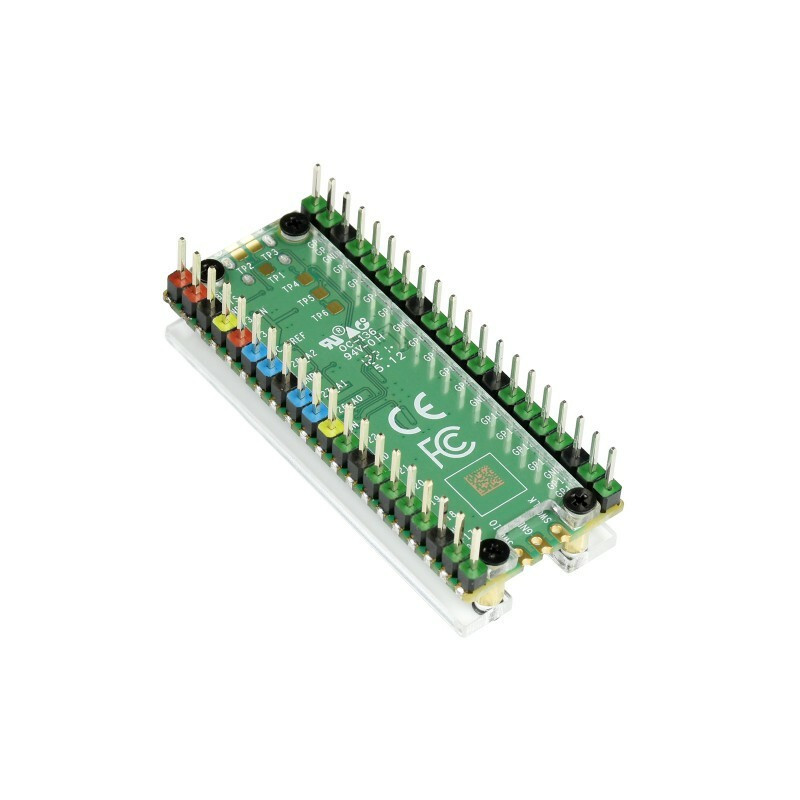 Clear Acrylic Protection Case for Raspberry Pi Pico - PiShop.us