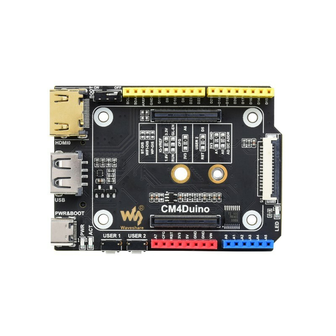 Arduino Compatible Base Board For Raspberry Pi Cm4