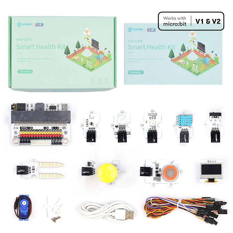 ElecFreaks micro:bit Smart Health Kit (Without micro:bit board) - PiShop.us