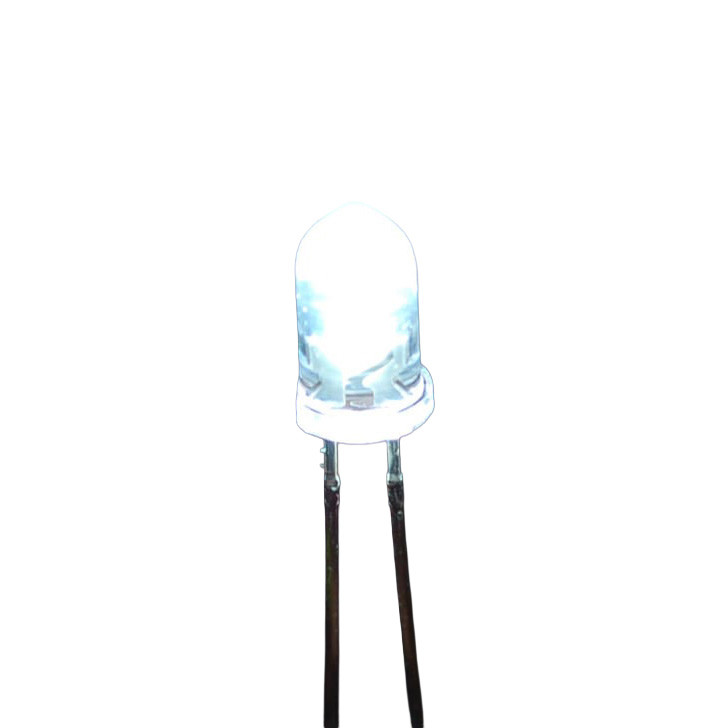 Super Bright White 5mm LED - 25 pack